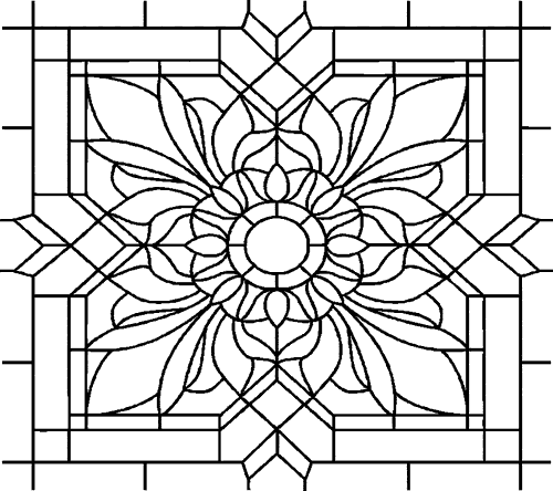 Designer Windows: Victorian Flower Design